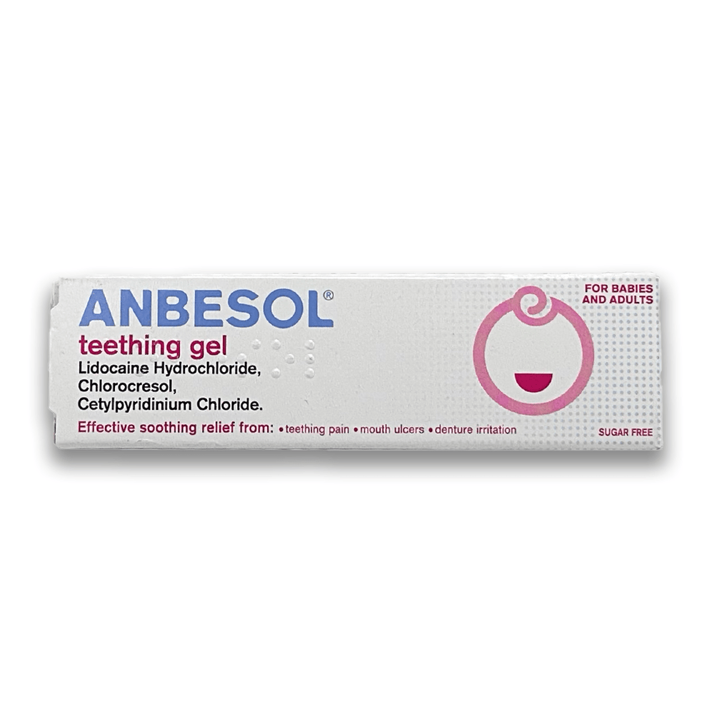 Anbesol Teething Gel 10g - Gentle Relief for Baby's Teething – Rightangled