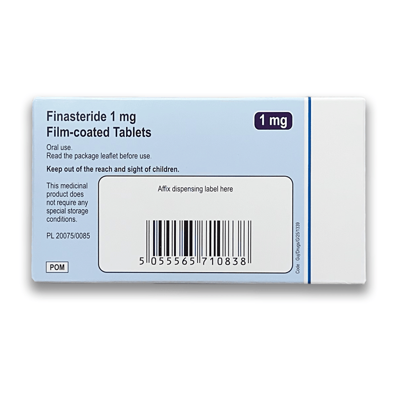 Finasteride 1mg for Male Pattern Hair Loss - POM Medication – Rightangled