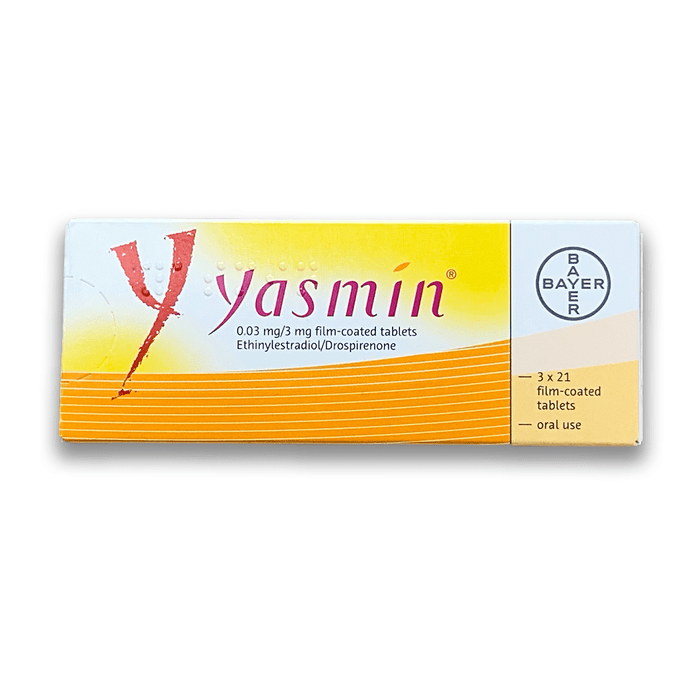 Yasmin Contraceptive Pills - Effective Birth Control POM – Rightangled